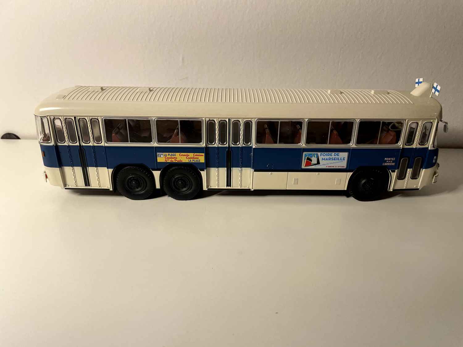 Berliet PBR 10 Bus blau a wäiss – Miniaturauto 1/43 | Kafmodell ...