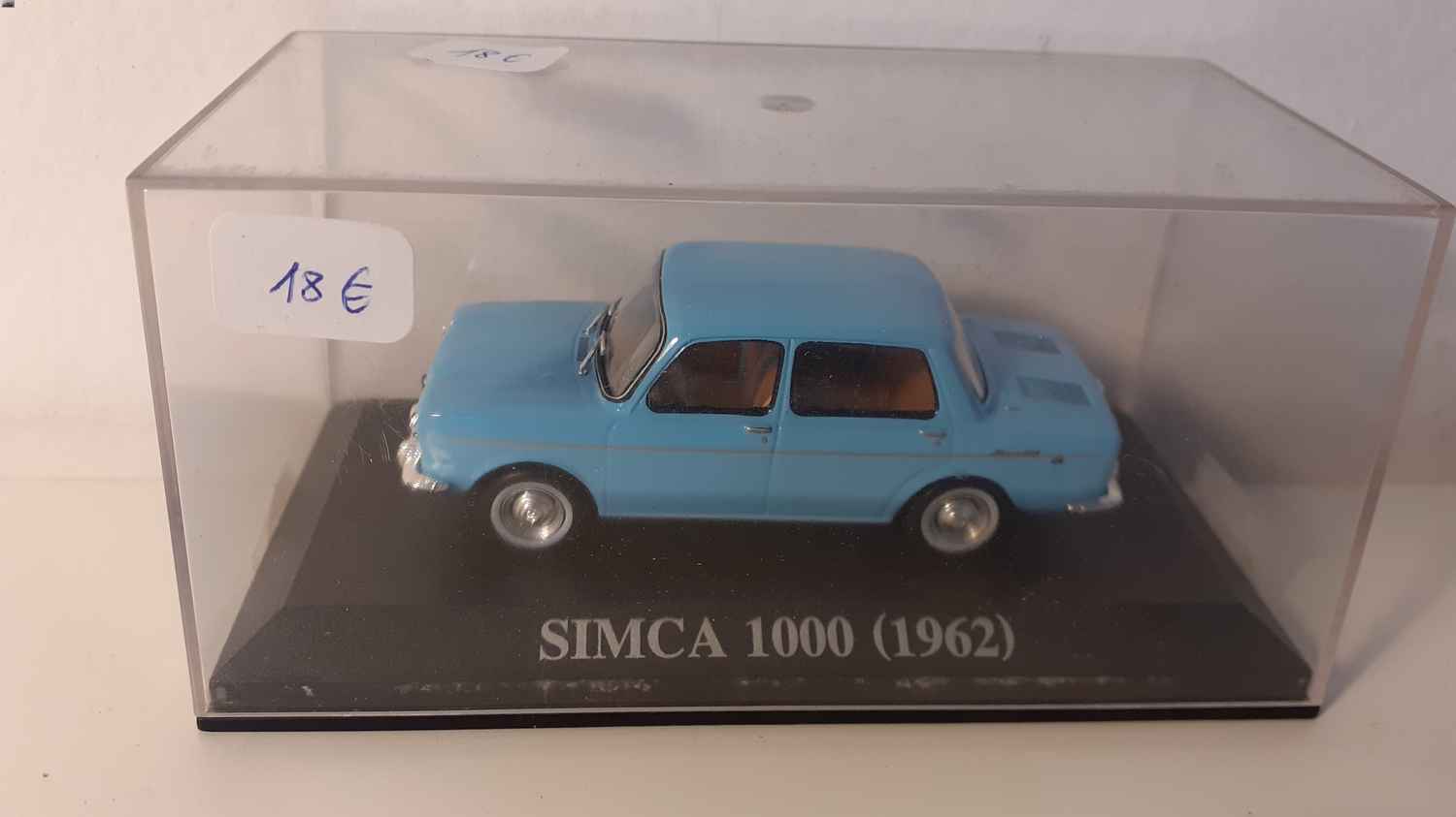 SIMCA 1000 bleue de 1962